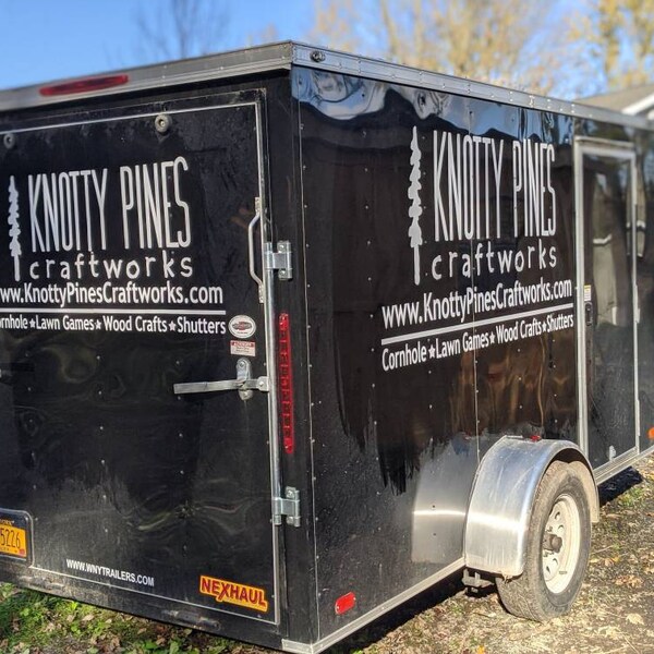 Custom Trailer Lettering Business Lettering Decals - Etsy