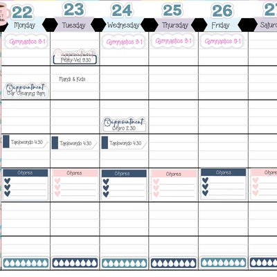 June 2020 Monthly Kit Digital Planner Stickers Part 1 and Part 2 ...