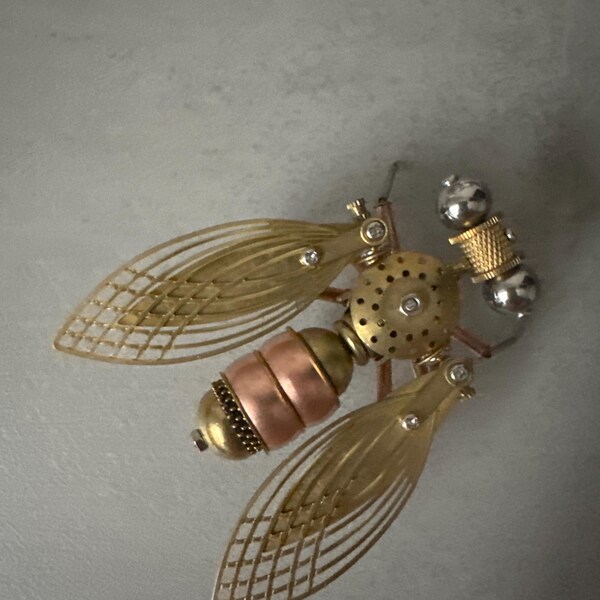 Steampunk Mechanical Mecha Insect Ant Metal Bug Sculpture Handmade ...