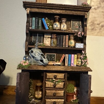 Custom Themed Miniature Cabinets - Etsy