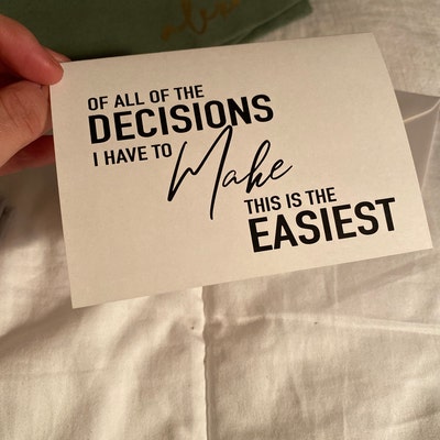 Walk Down Aisle Proposal Card of All the Walks Will You - Etsy