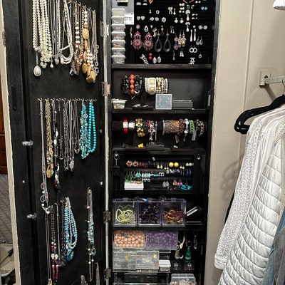 20 Earring Holder Slats Iorganize® DIY Organizer 9 Colors 3 Styles ...