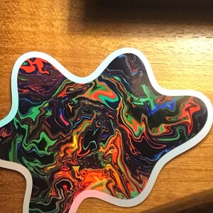 Simulated Circuit Holographic Sticker - Etsy