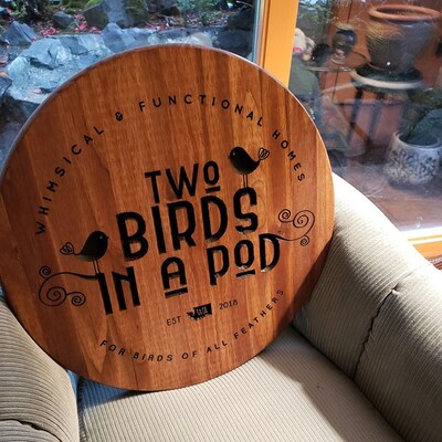 Wood Signs, Round Wooden Sign, Personalized Sign, Family Name Sign ...