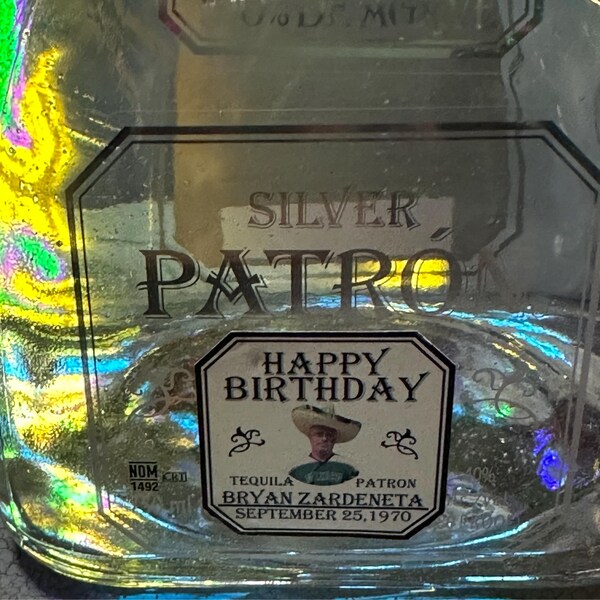 Custom Patron Label, Liquor Label, Birthday Bottle Labels, Groomsmen ...