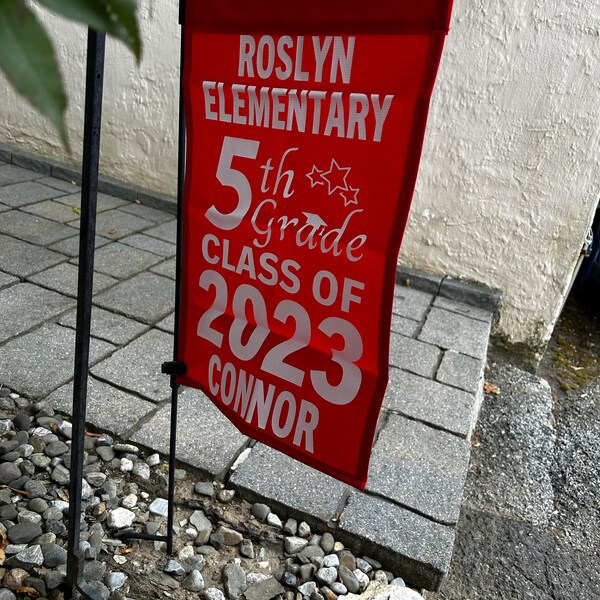 5th Grade Graduation Yard Sign, Elementary Graduation 2024, 5th Grade ...