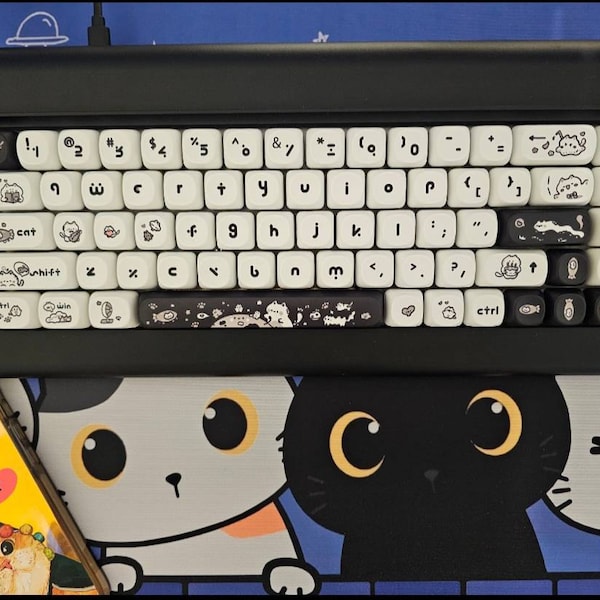 Happy Kitten Keycap Set, MOA Profile - Etsy