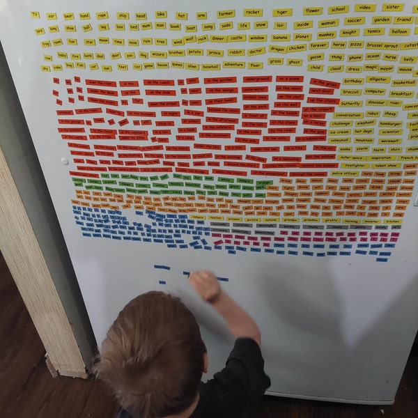 Poetry Tiles - 632 Piece Kids Word Play Kit - Explore Reading, Writing ...