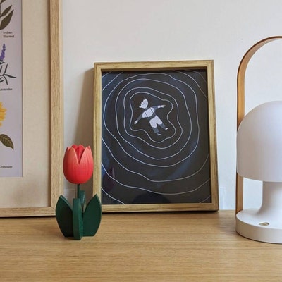 Inner Child Illustration Neutral Wall Art, Nature Illustration, Love ...