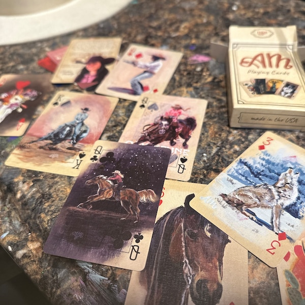1ST DECK Western Art Playing Cards - Etsy UK