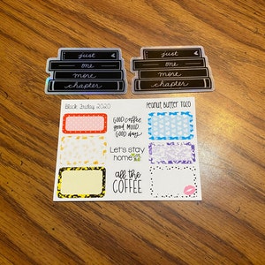 Holo Just One More Chapter Vinyl Sticker Bookish Vinyl Decal ...