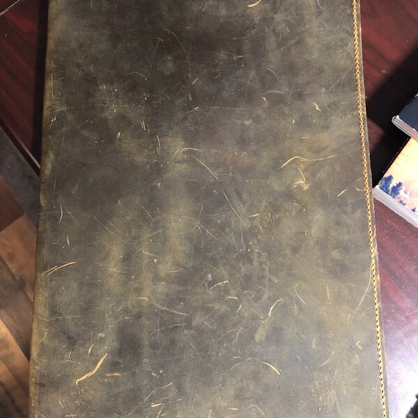 Leather Legal Pad Portfolio / Personalized Leather Legal Size Legal Pad ...