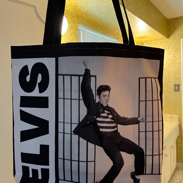 ELVIS Tote | Elvis Bag | Elvis Merch | Elvis Presley | Love Me Tender ...