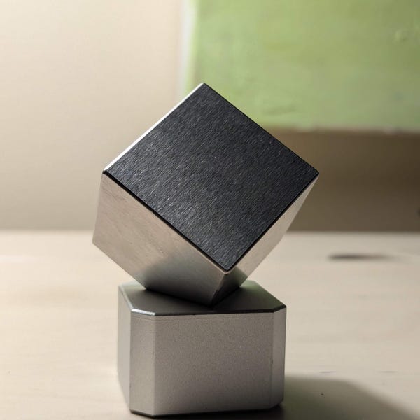 1.5” Tungsten Cube and Rotating Base - Etsy