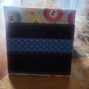 Handmade Mini Bingo Cards Print Pull Tab Holder: Half Width, Trifold ...