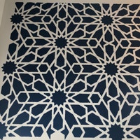Taza Stencil for Walls and Floors - LARGE WALL STENCIL for Easy Room ...