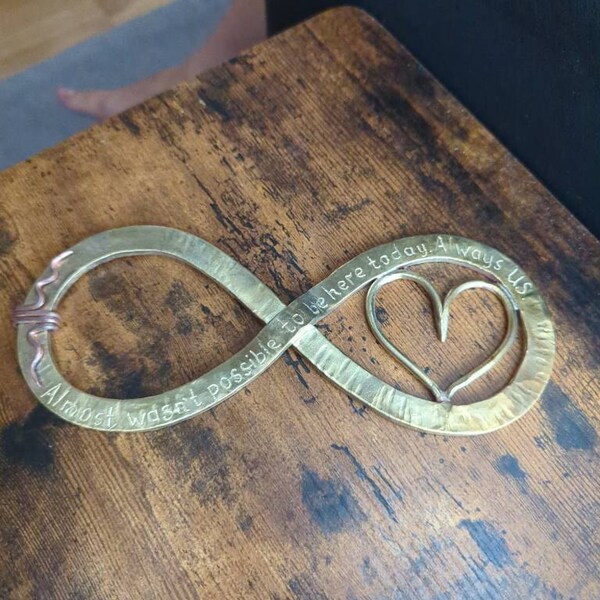 Bronze Gift, Bronze Infinity Sign, Bronze Gift for Wife, Bronze Gift ...