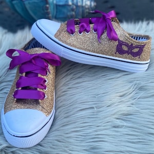 Red Glitter Sneakers for Wedding or Special Occasion Bling - Etsy