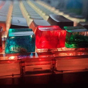Epoxy Resin Artisan Keycap, Custom Keycaps, Botanical Keycaps, OEM SA ...