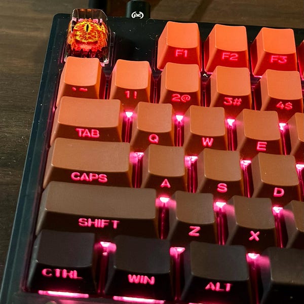 Water Dragon Keycap, Artisan Keycap, Keycap Set for MX Cherry ...