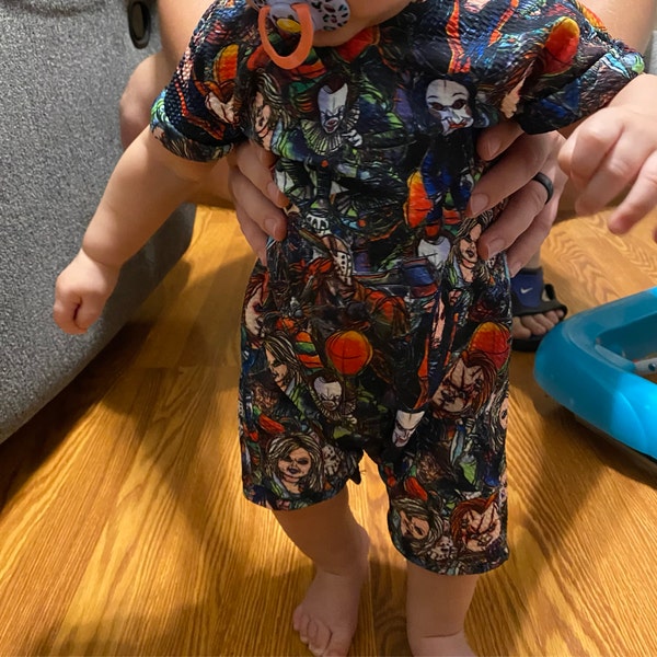 Baby Short Romper Pattern, Baby One Piece, Slouchy Romper, Newborn ...