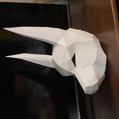 Half MASK PAPERCRAFT vampire SKULL 3D Diy Adult Paper Craft Pattern ...