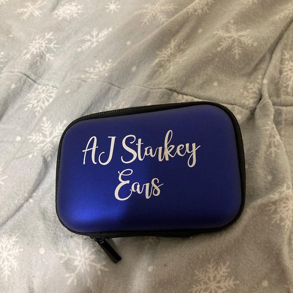 Hearing Aid ASL Sign Language Ear Gear Zip Case for Cochlear Implant ...