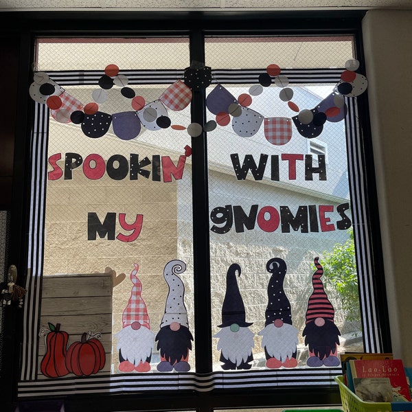 Halloween Gnomies - Fall - Halloween - Bulletin Board Kit - Etsy