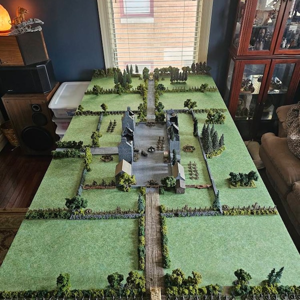 6mm Rural Normandy Farm Houses 1:285 Scale Detailed WWII Miniature ...