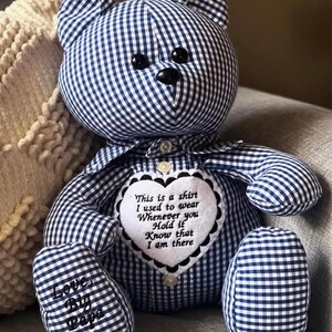 Memory Keychain Made From a Loved Ones Clothing - Etsy