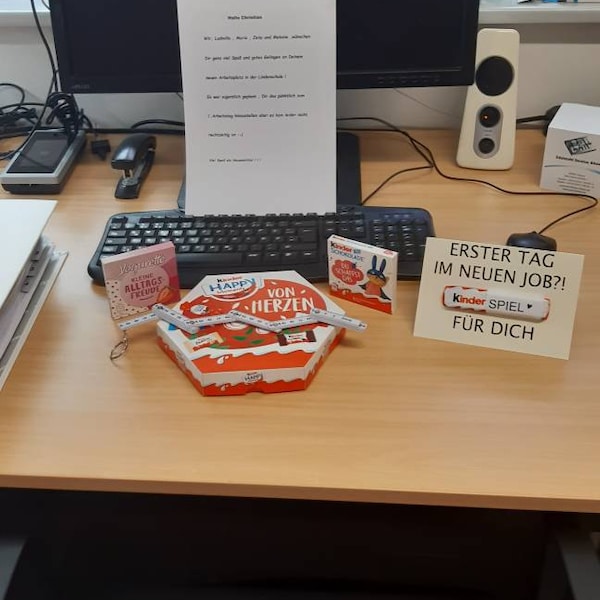 Neuer Job / Klappkarte / Geschenk / Karte Geburtstag / Geschenkkarte ...