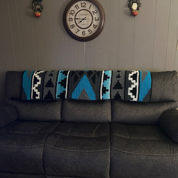 Aztec Tribal Pattern Graph and Pattern C2C & Tapestry Crochet - C2C ...