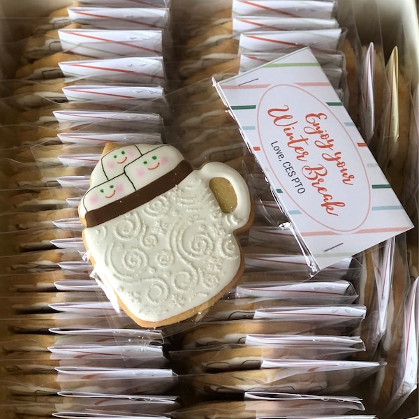 Printable Topper Bag Label, Treat Bag Label, Cookie Bag Labels, Fold ...