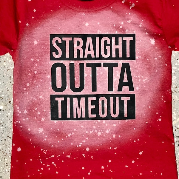 Straight Outta Timeout SVG | Funny Kids Shirts | Shirts for Kids | Kids ...