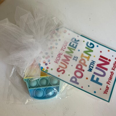 Hope Your Summer is Popping With Fun Tags End of School Year Gift Tags ...