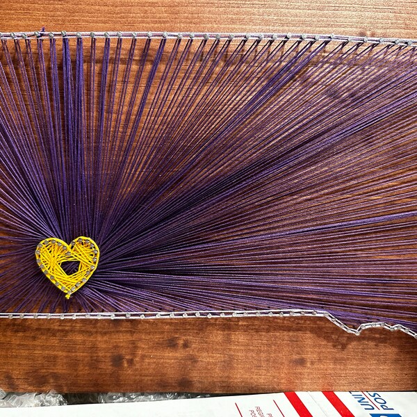 Kansas City Football String Art Sign, Made to Order - Etsy