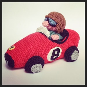 Racing Car PDF Crochet Pattern - Etsy