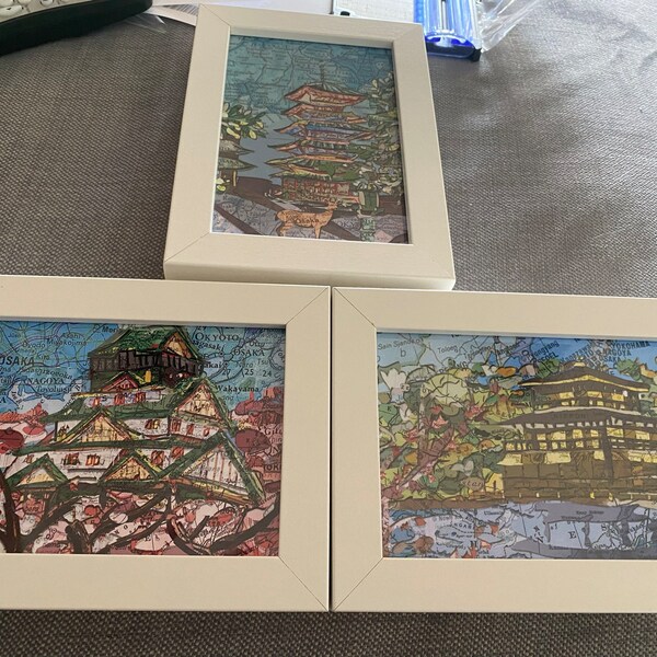 Personalized World Map Key Chain - Etsy