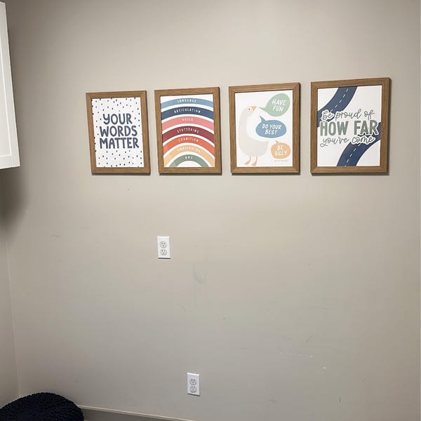 Speech Therapy Poster, I Love Speech-language Pathology, SLP Scope of ...