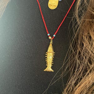 925 Red String Choker, Protection Jewelry, Kaballah Red Necklace, Red ...