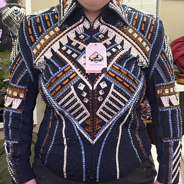 Rodeo Queen Show Jacket: Western Horsemanship Jacket With Glass Stone ...