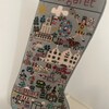 Christmas Train- Original Design Needlepoint Christmas Stocking. Sample ...