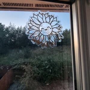 Night Sky Suncatcher // Suncatcher Sticker Window Decal - Etsy