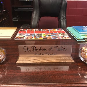 Personalized Name Sign Name Tag for Office Desk Decor Modern Desk Name ...