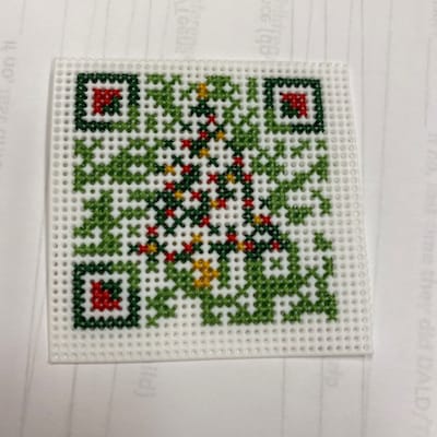 You're a Mean One Mr. Grinch QR Code Cross Stitch - Etsy
