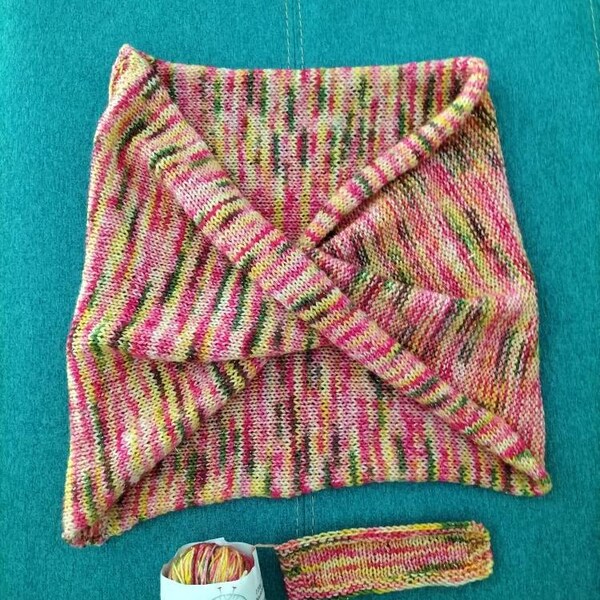 Summer Poncho Knitting Pattern for Beginner . Pdf Knitting Tutorial for ...