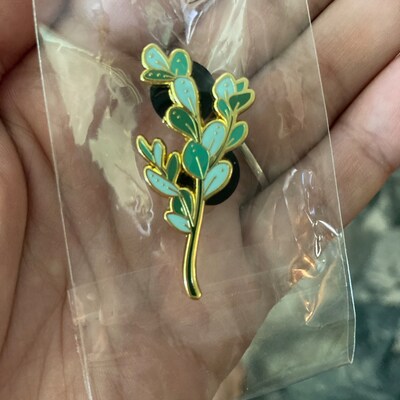 Eucalyptus Enamel Pin Plant Enamel Pin Botanical Pin Aesthetic Enamel ...