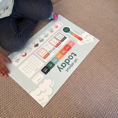 Daily Morning Board, Preschool Circle Time Board, Kids Daily Calendar ...
