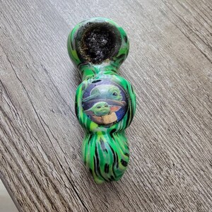 Custom Deadpool Riding a Unicorn Glass smoking pipe girly | Etsy