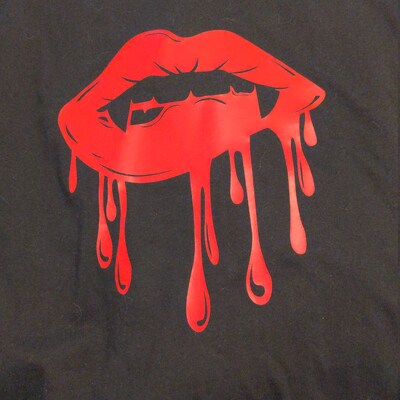 Vampire Lips SVG, Halloween SVG, Dripping Lips SVG, Gothic Svg, Bloody ...